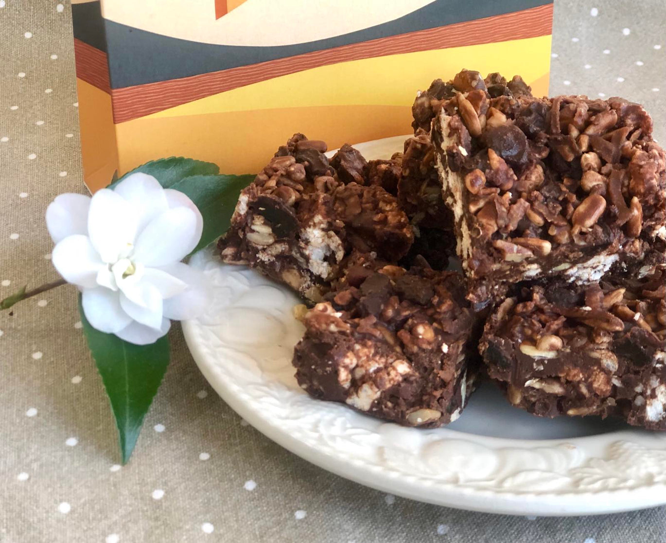 Dark Chocolate Superfood Fridge Slice – Treasured Morning